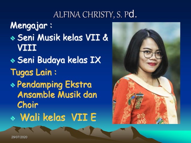 Profil Guru SMP MARIA GORETTI SEMARANG | PPT