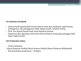 Perkhidmatan Bank Perdagangan - PERDAGANGAN TINGKATAN 5 | PPTX