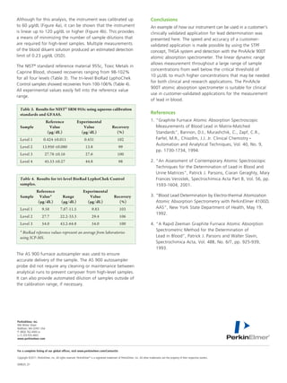 Using THGA and Zeeman Background Correction for Blood-Lead ...