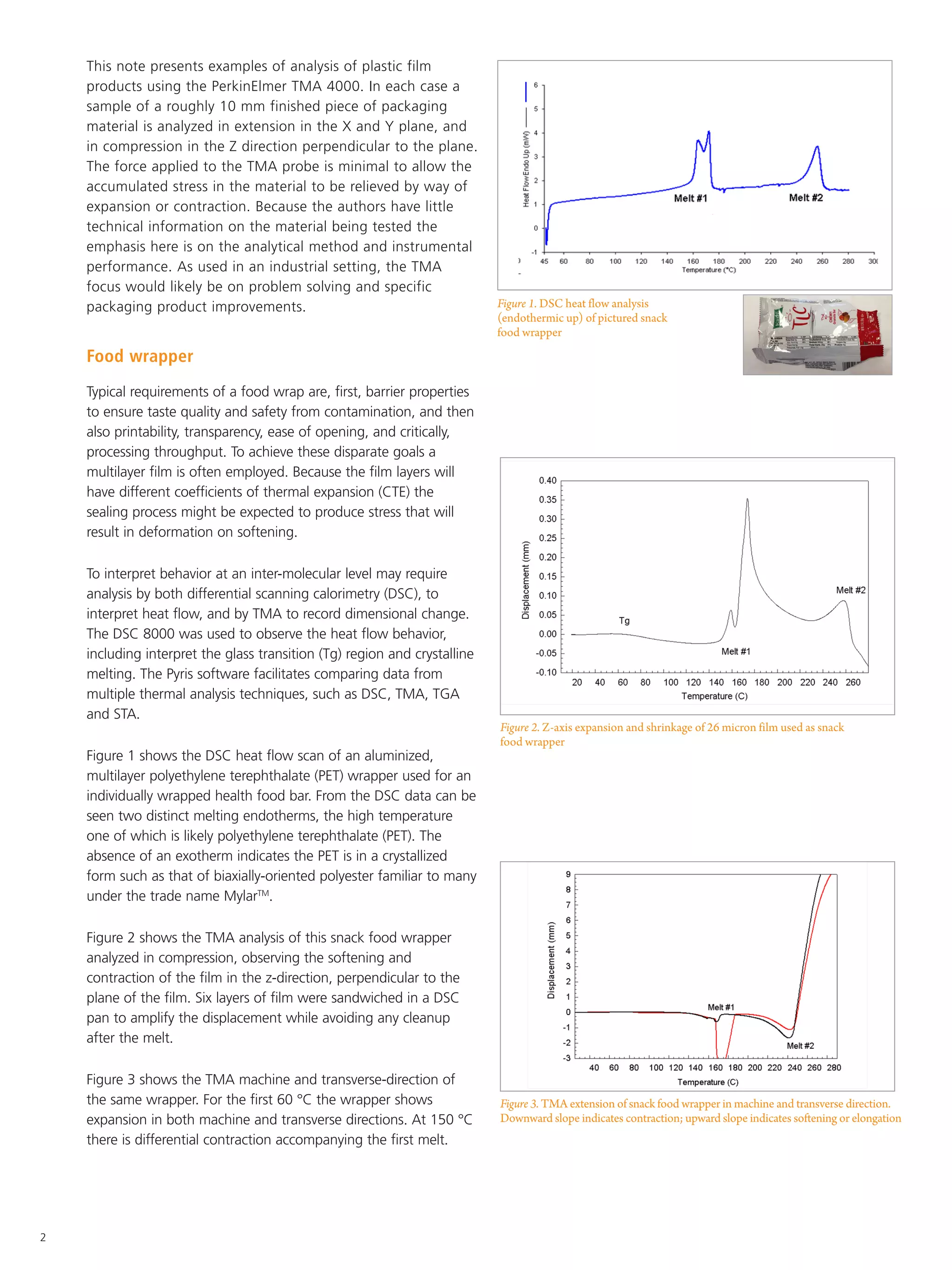 Thermomechanical Analysis (TMA) of Packaging Materials | PDF