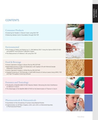 PerkinElmer Spotlight on Analytical Applications e-Zine – Volume 16 | PDF