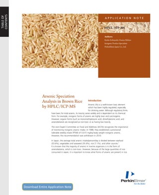 PerkinElmer Spotlight on Analytical Applications e-Zine – Volume 16 | PDF