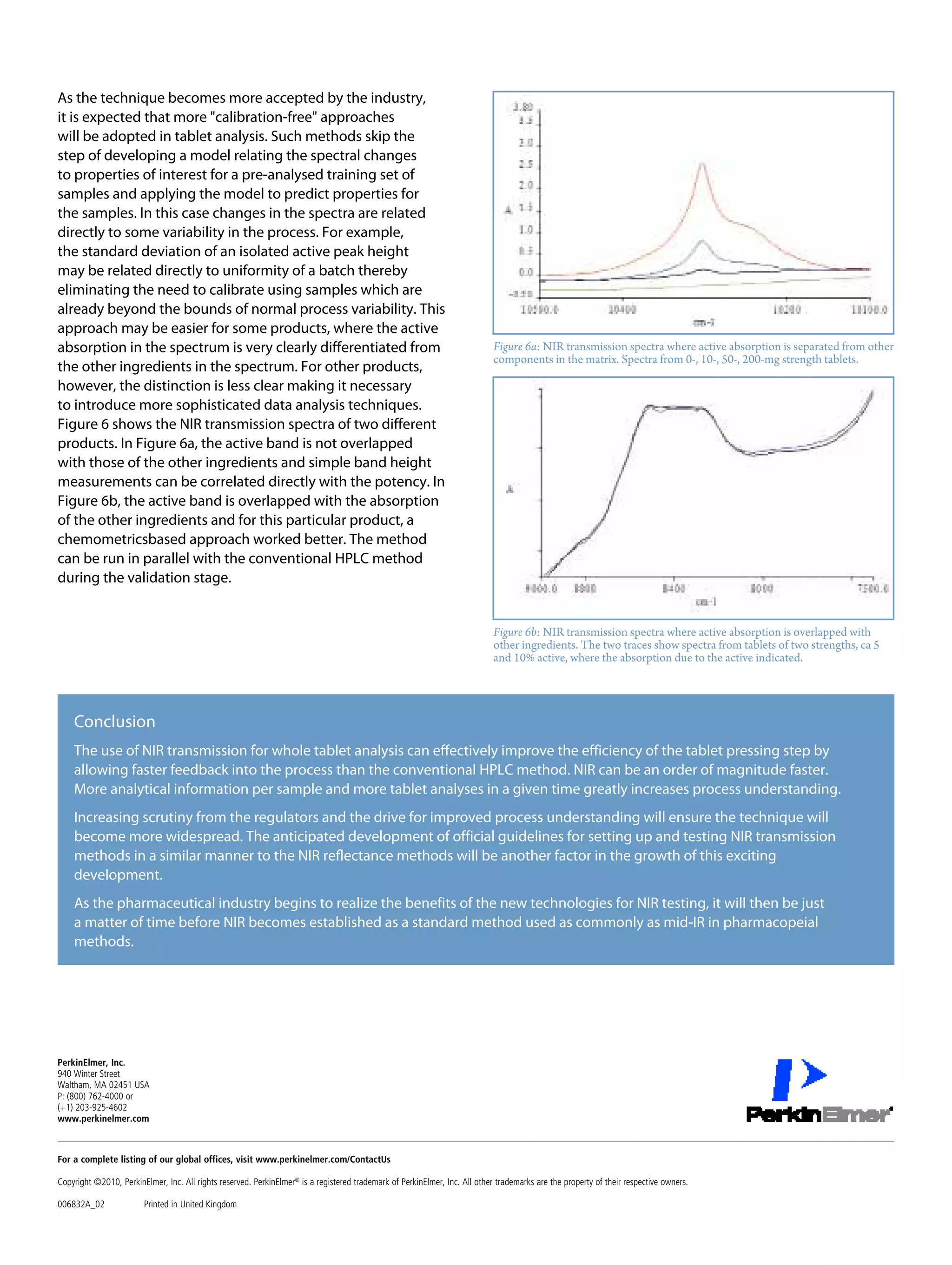 PerkinElmer: Whole Tablet Measurements Using the Frontier Tablet Autosampler System | PDF