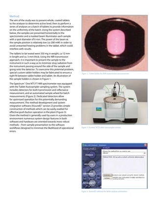 PerkinElmer: Whole Tablet Measurements Using the Frontier Tablet ...