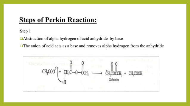 Introduction to Perkin reaction its mechanism and examples.pdf