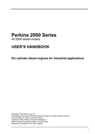 Perkins manual- | PDF