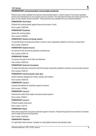 Perkins 100 series 103 10 diesel engine service repair manual | PDF