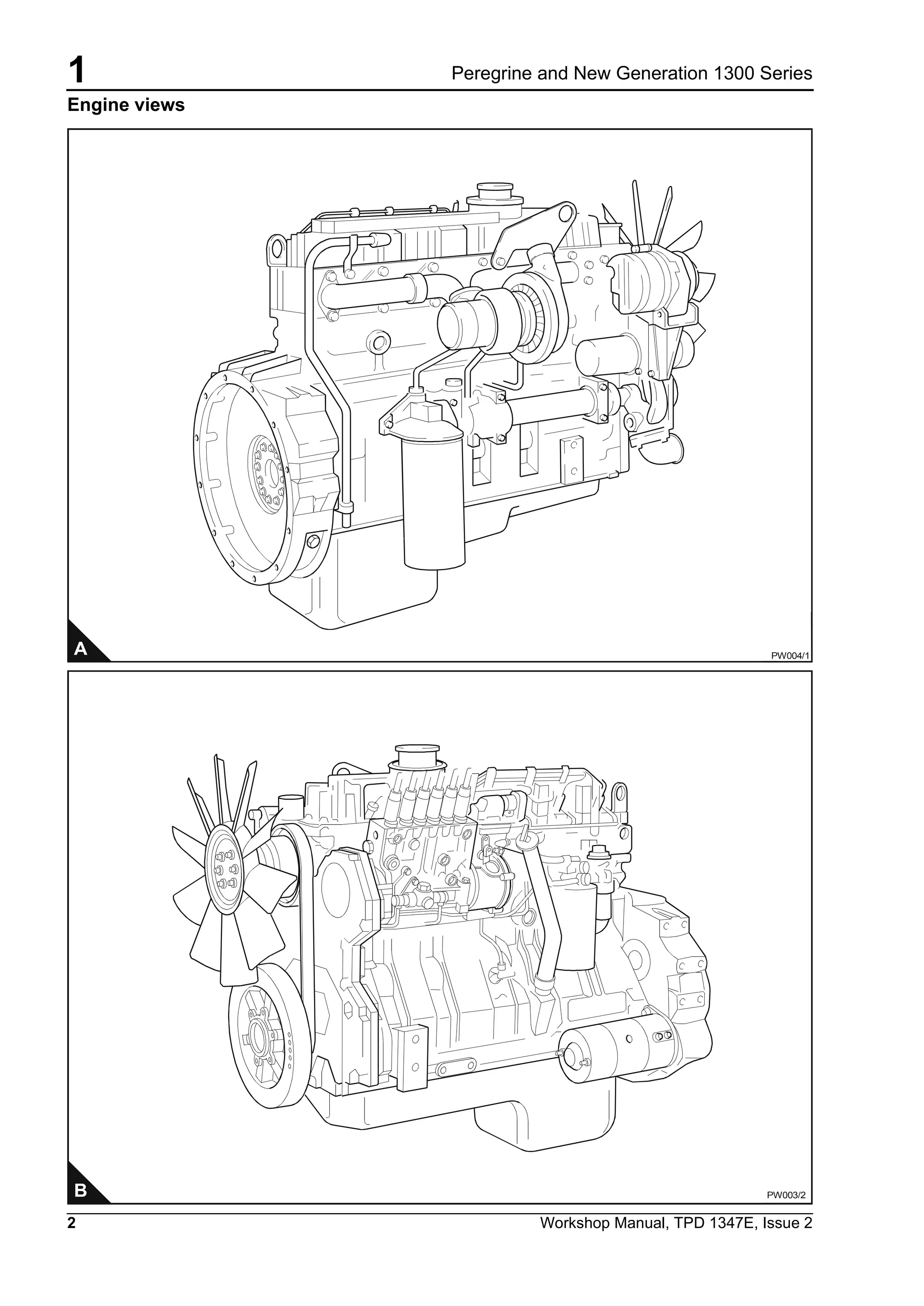Perkins 1300 series we diesel engine service repair manual | PDF