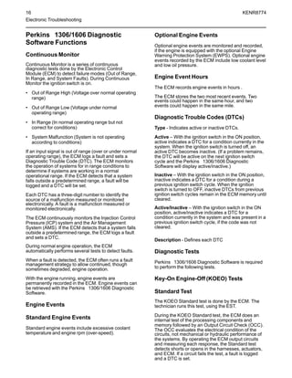 Perkins 1600 series industrial engine (xgf) service repair manual | PDF