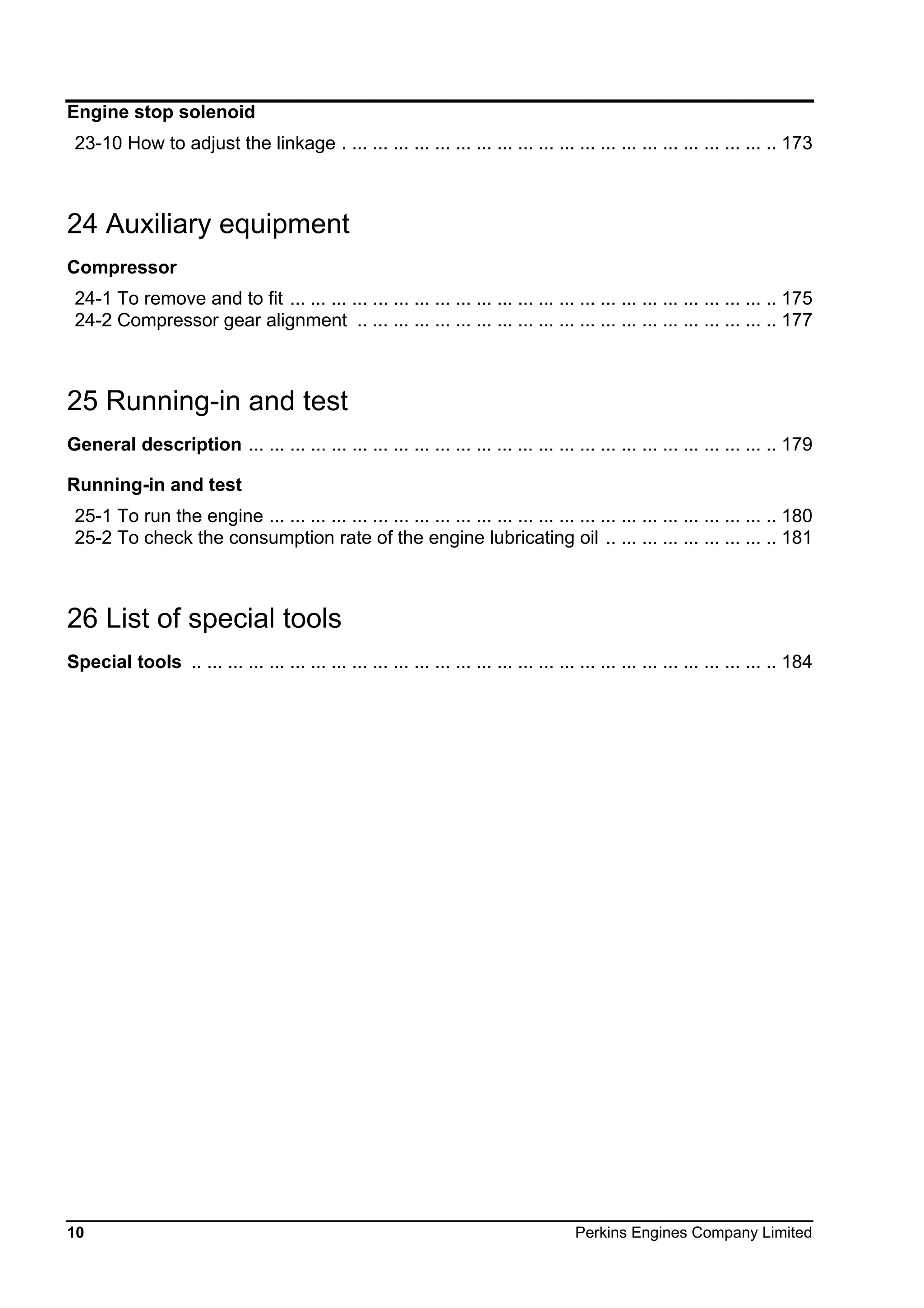 Perkins 2000 series 2006 diesel engine(model 2006 tg2a)service repair ...