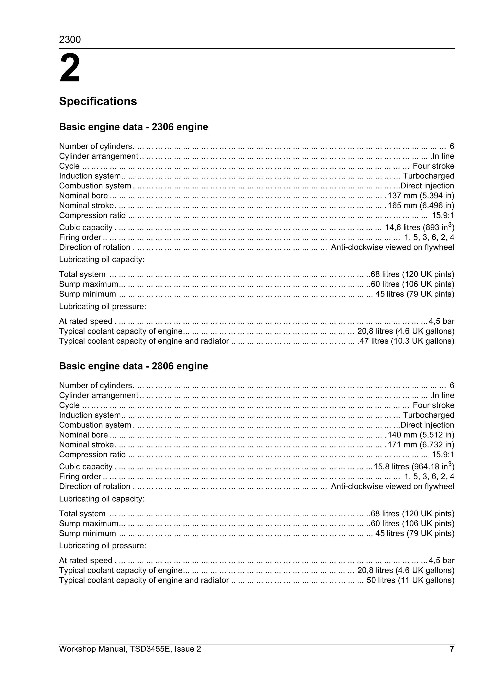 Perkins 2300 series 2306 a e14 6 cylinder turbocharged diesel engine ...