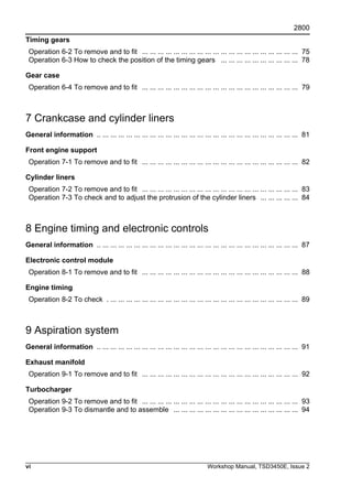 Perkins 2800 series 2806 c e16 diesel engine service repair manual | PDF