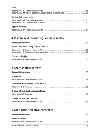 Perkins 2800 series 2806 c e16 diesel engine service repair manual | PDF