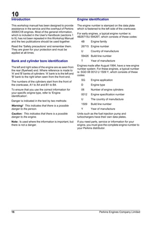 Perkins 3000 series 3008 cv8 8 cylinder diesel engine service repair ...