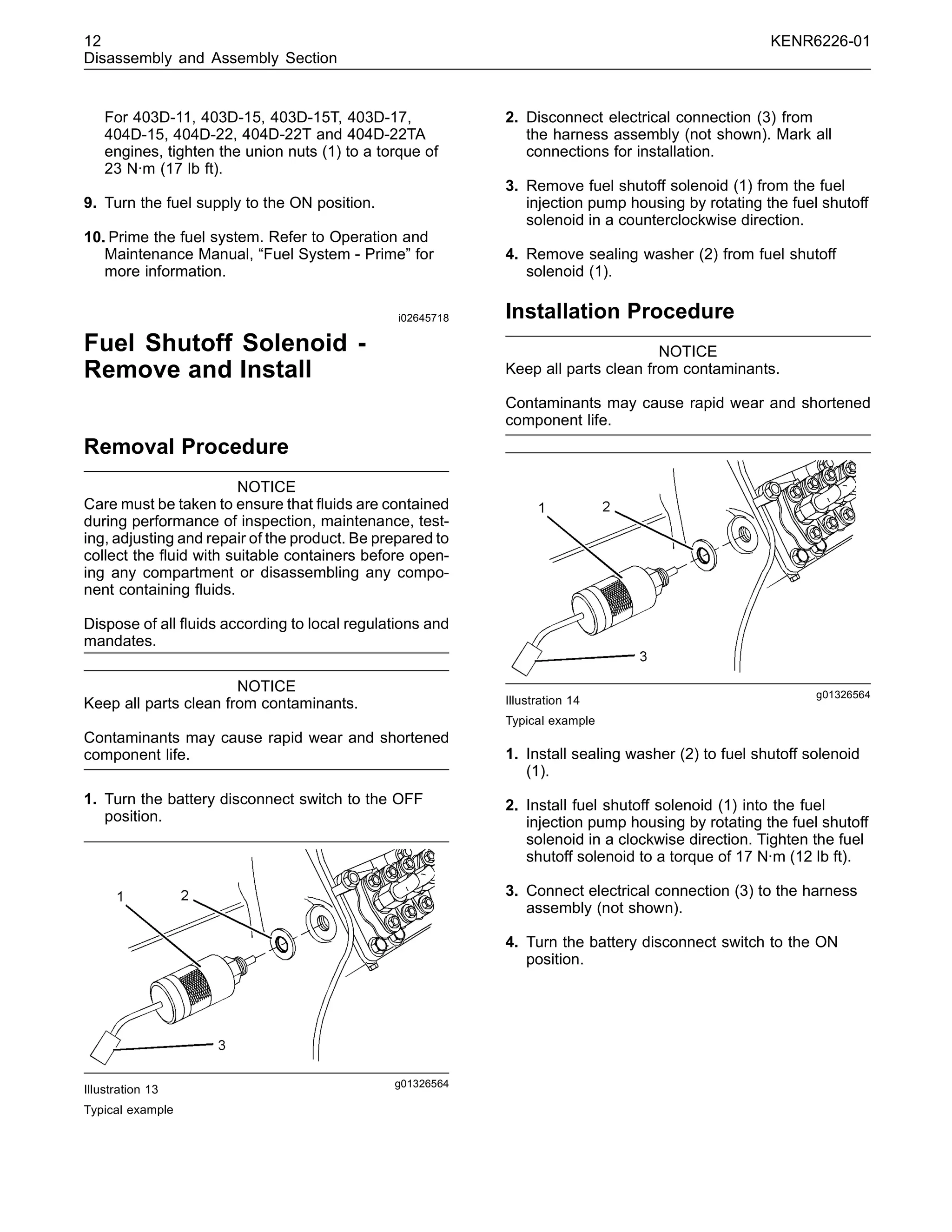 Perkins 400 series 402 d 403d 404d industrial engine (model gq) service repair manual | PDF ...