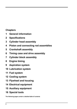 Perkins 900 series cr 3 cylinder diesel engine service repair manual | PDF