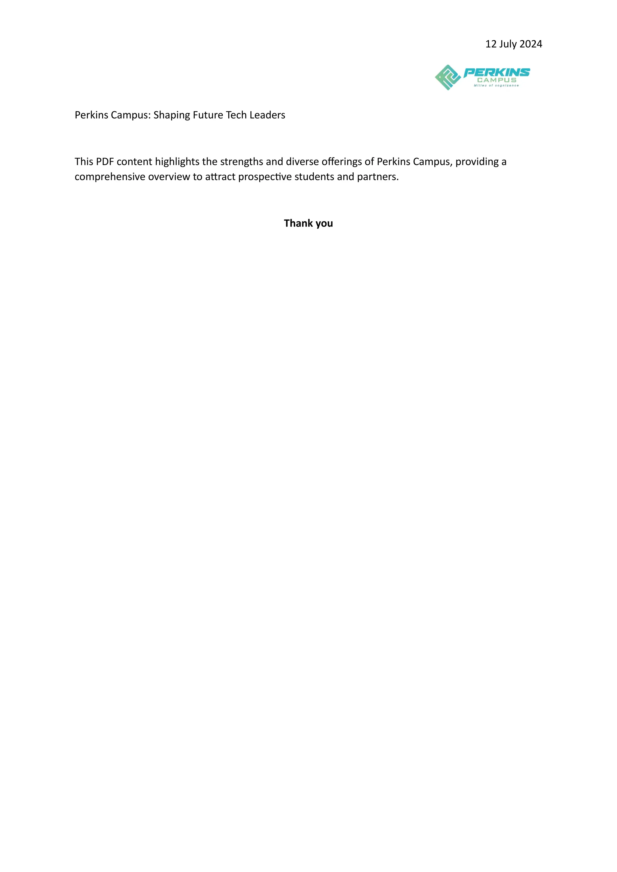 Perkins Campus - Leading Software Training Institute in Nagercoil | PDF