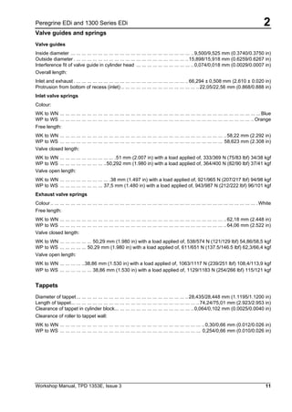 Perkins peregrine edi and 1300 series edi wk diesel engine service repair manual | PDF