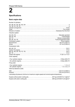 Perkins phaser and 1000 series models aa diesel engine service repair ...