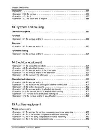 Perkins phaser and 1000 series models ac diesel engine service repair ...