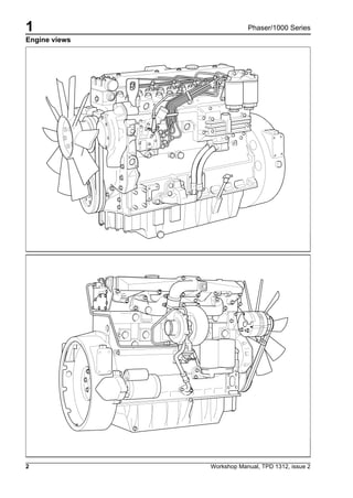 Perkins phaser and 1000 series models ac diesel engine service repair ...