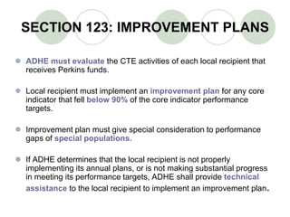 Perkins Program Improvement | PDF | Education