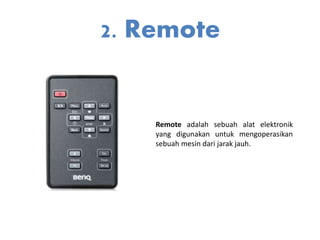 Contoh Input & Output Device | PPTX
