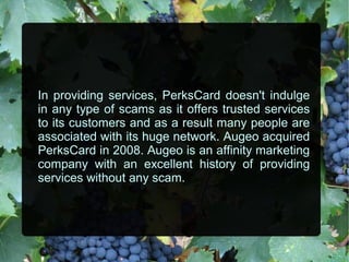 Perks card.com reviews | PPT