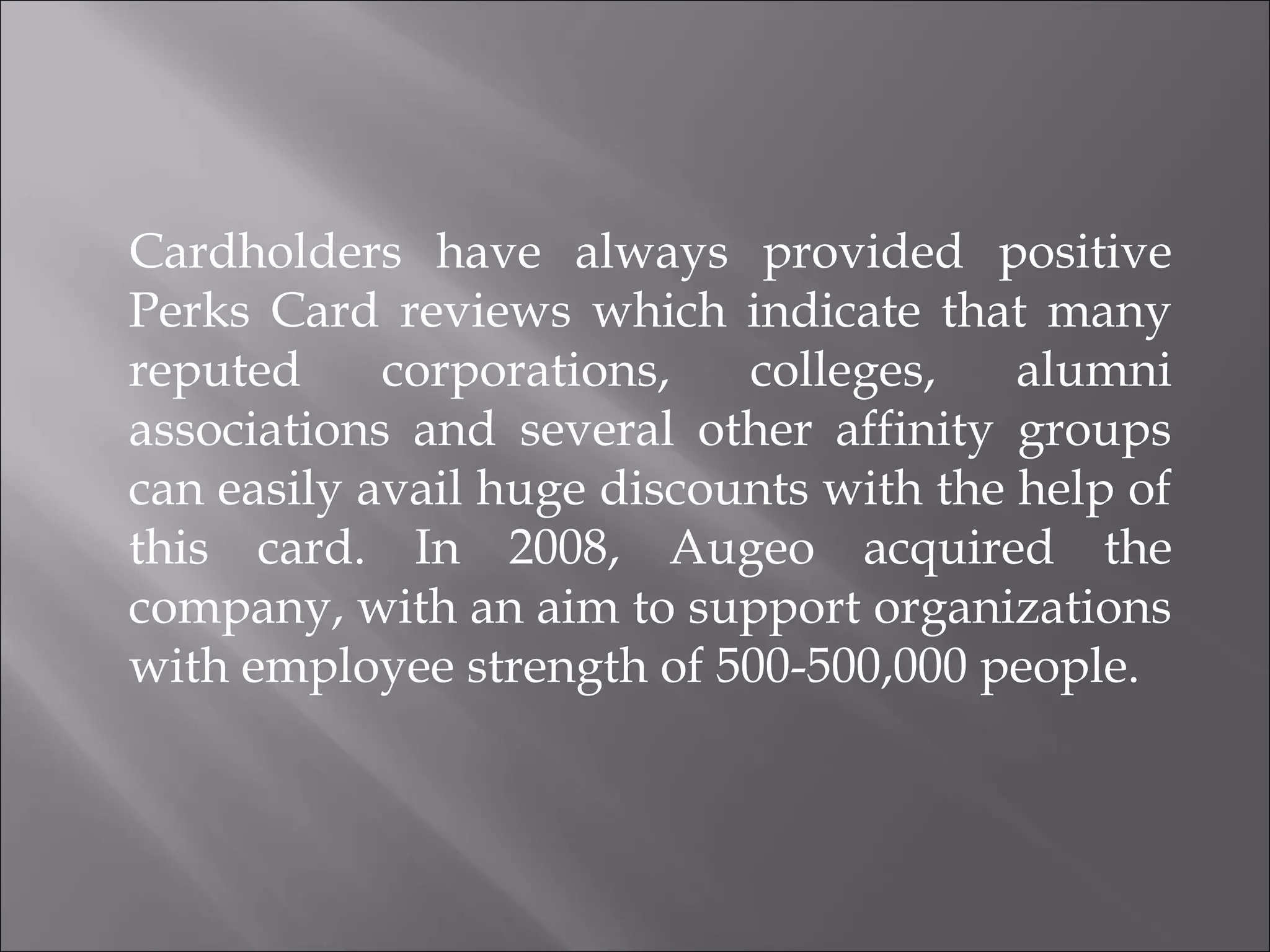 Perks card reviews | PPT | Credit Cards | Personal Debt