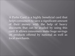 Perks card reviews | PPT | Credit Cards | Personal Debt