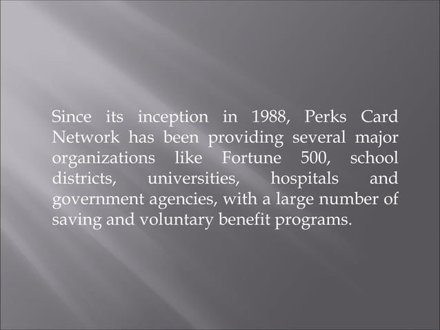 Perks card reviews | PPT