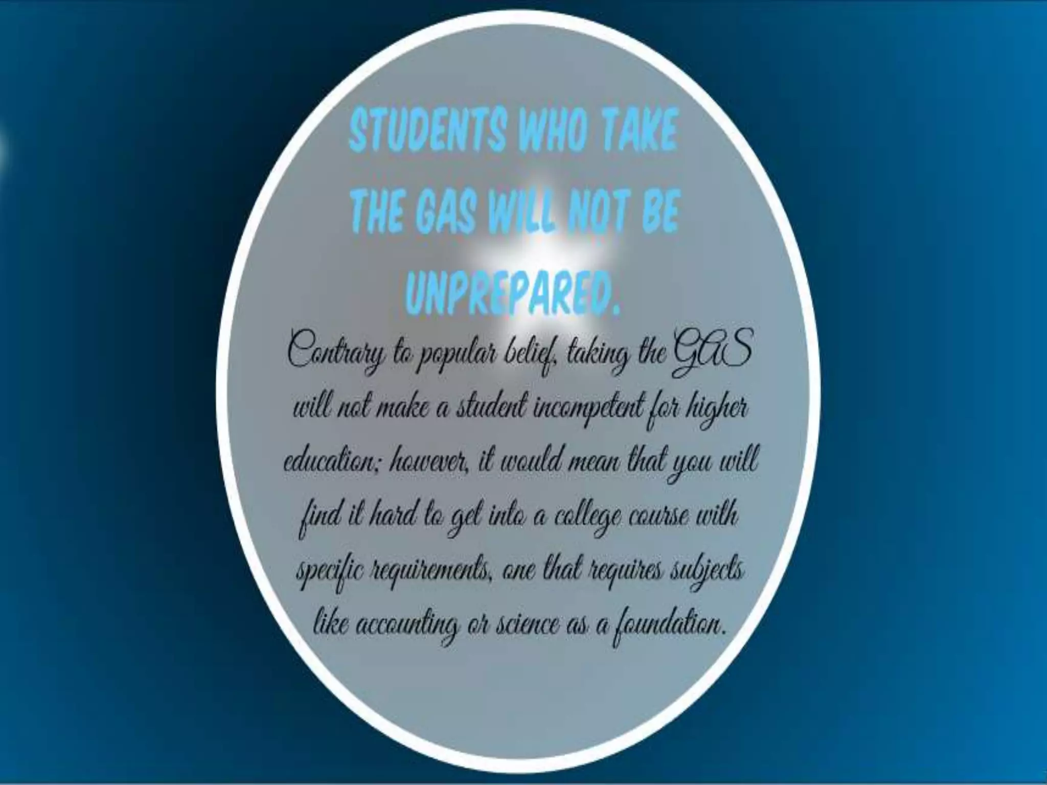 Perks of being a gas student | PPT