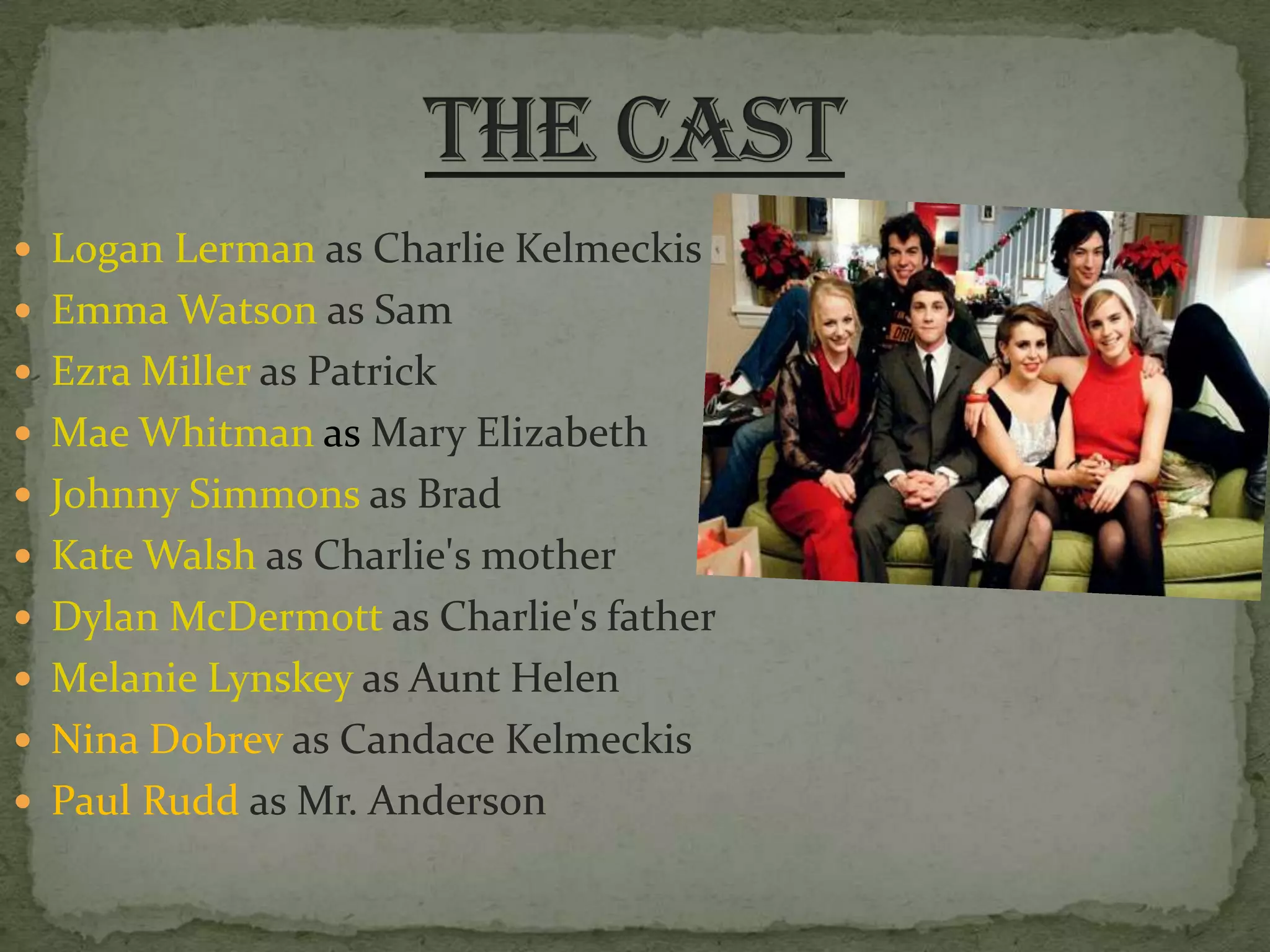 Perks of being a wallflower | PPTX