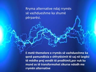 Perkufizimi i rrymes trefazore | PPTX