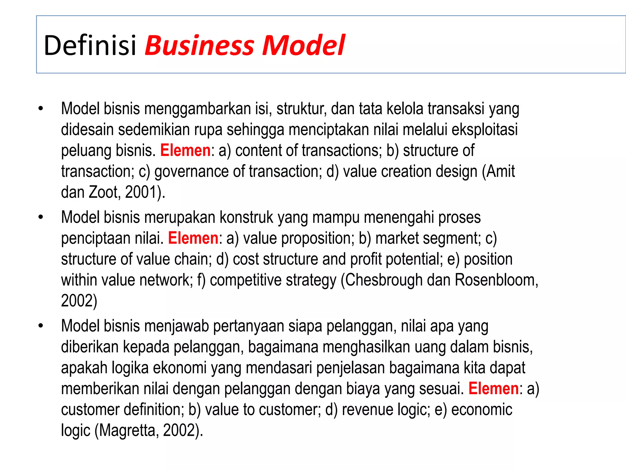 Merancang Model Bisnis | PPTX