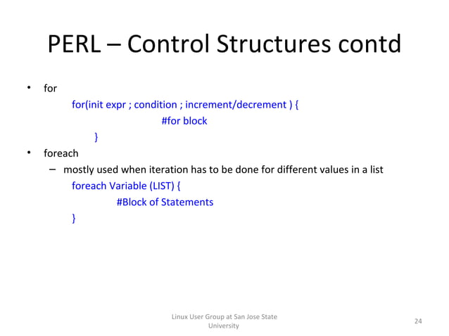 Perl 101 - The Basics of Perl Programming | PPT | Programming Languages | Computing