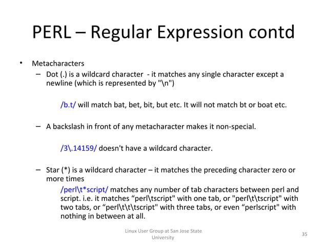 Perl 101 The Basics Of Perl Programming Ppt Programming Languages