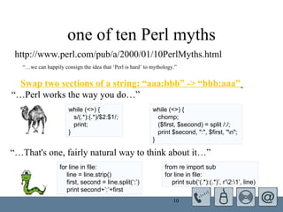 Introduction to Perl | PPT