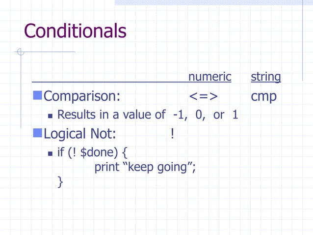 Introduction to Perl | PPT