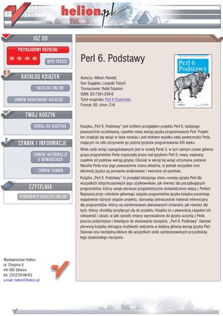 Perl 6. Podstawy | PDF