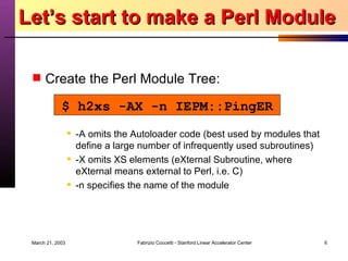 Perl Modules | PPT