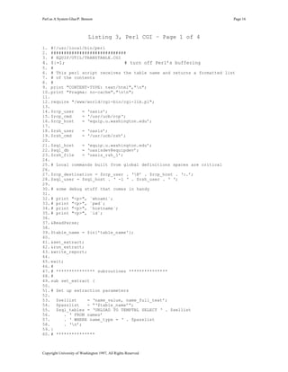 Perl 1997 Paper | DOC