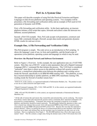 Perl 1997 Paper | DOC