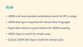 Perl5 VS JSON | PPT