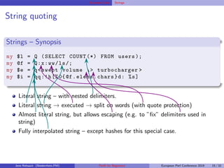 Perl6 for-beginners | PPT