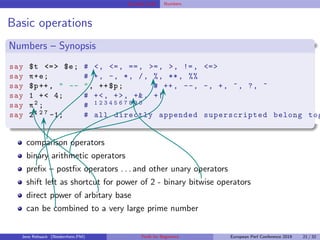 Perl6 for-beginners | PPT