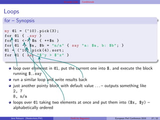 Perl6 for-beginners | PPT