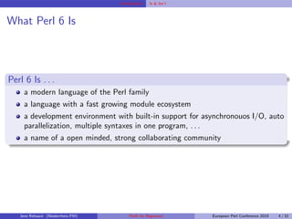 Perl6 for-beginners | PPT