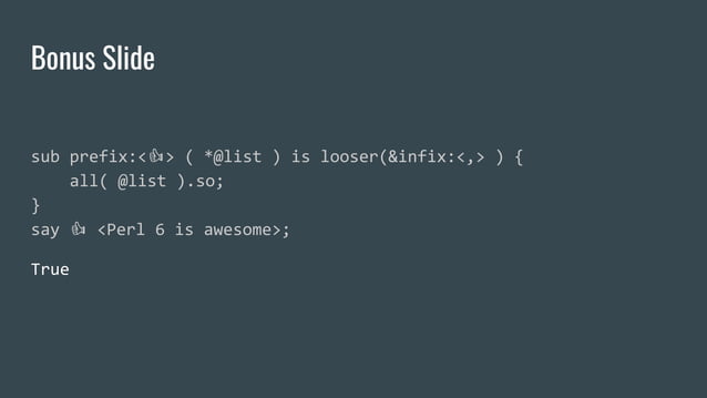 Perl6 operators and metaoperators | PDF | Programming Languages | Computing