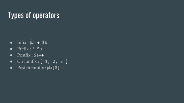 Perl6 operators and metaoperators | PDF | Programming Languages | Computing